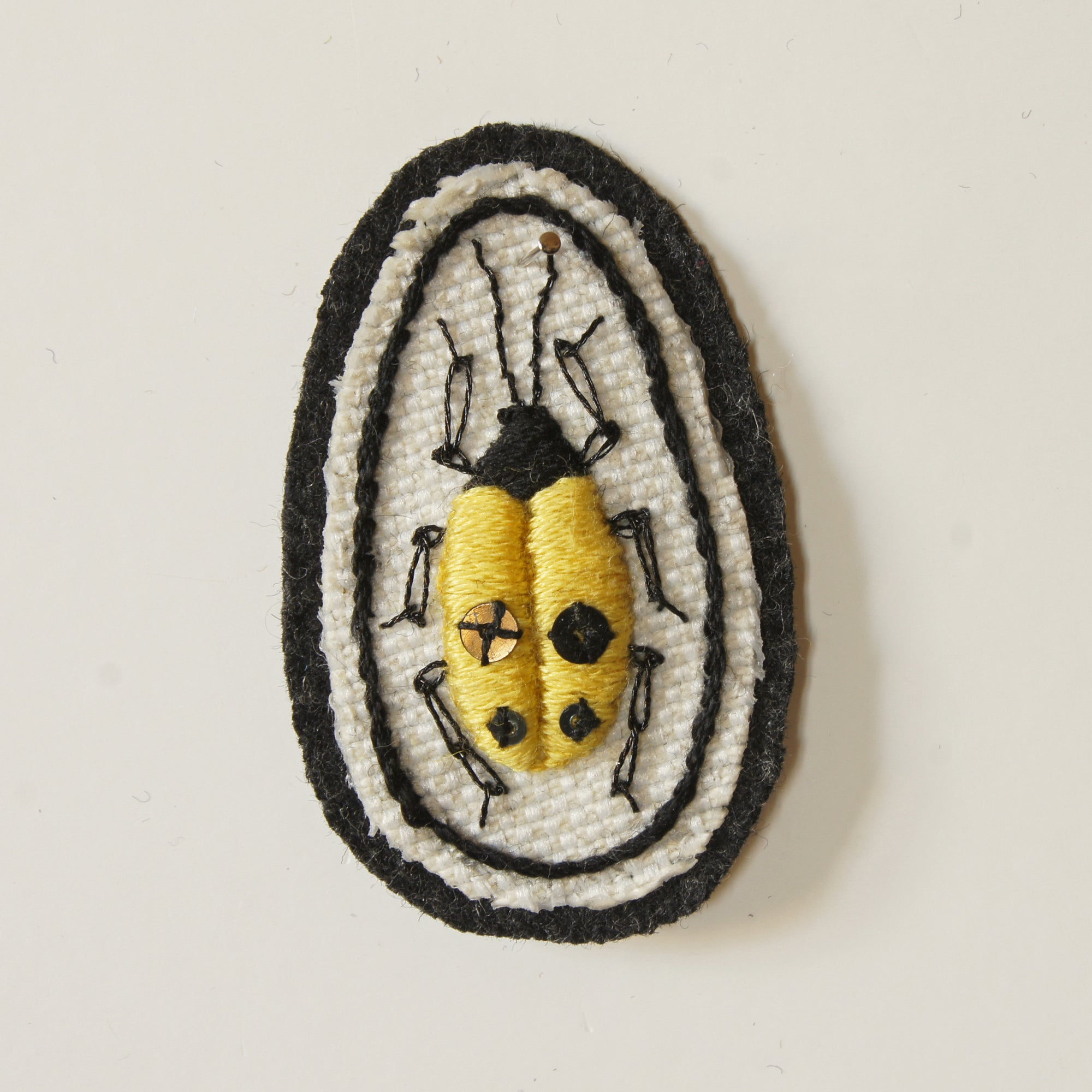 Hand Embroidered Sew On Patches Set of Two Jewel Beetles Buprestidae ...